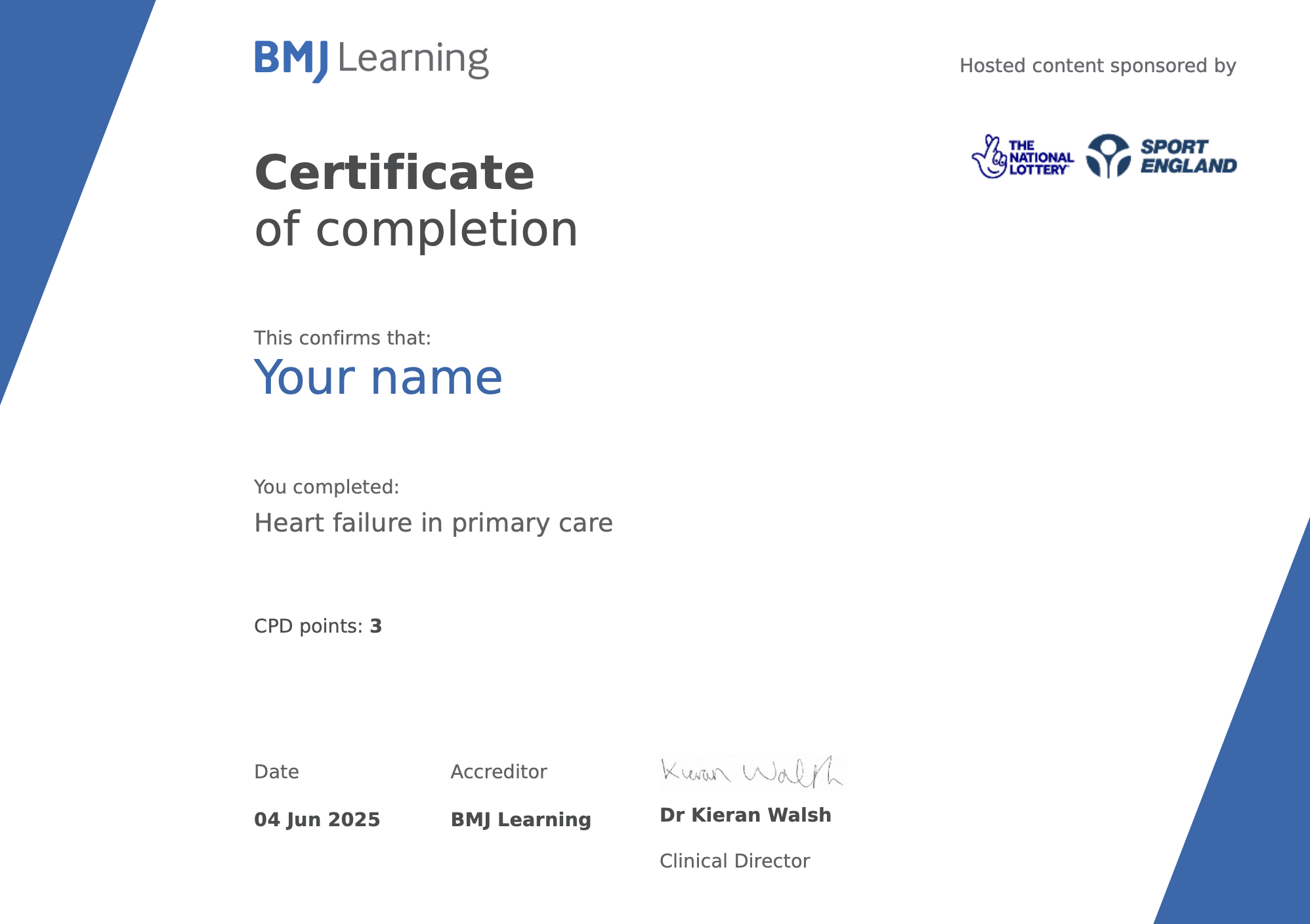 BMJ Learning: Online Courses for Healthcare Professionals